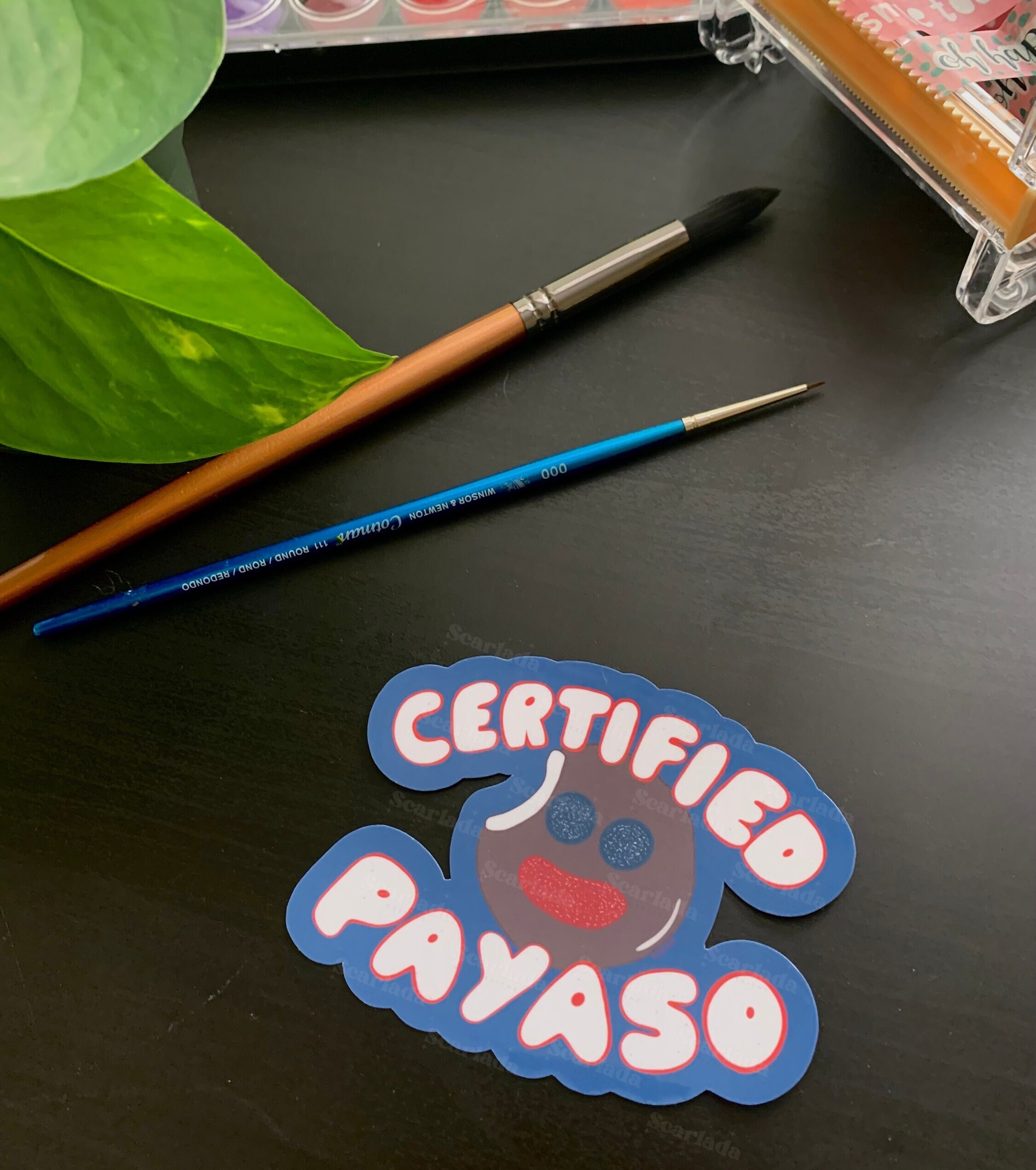 Certified Payaso Sticker Payaso Paleta Certified Clown - Etsy
