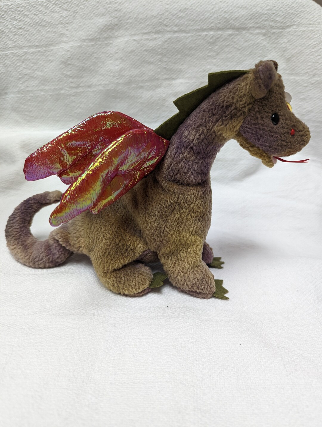 1998 Collectible TY Beanie Baby "scorch" the Dragon - Etsy