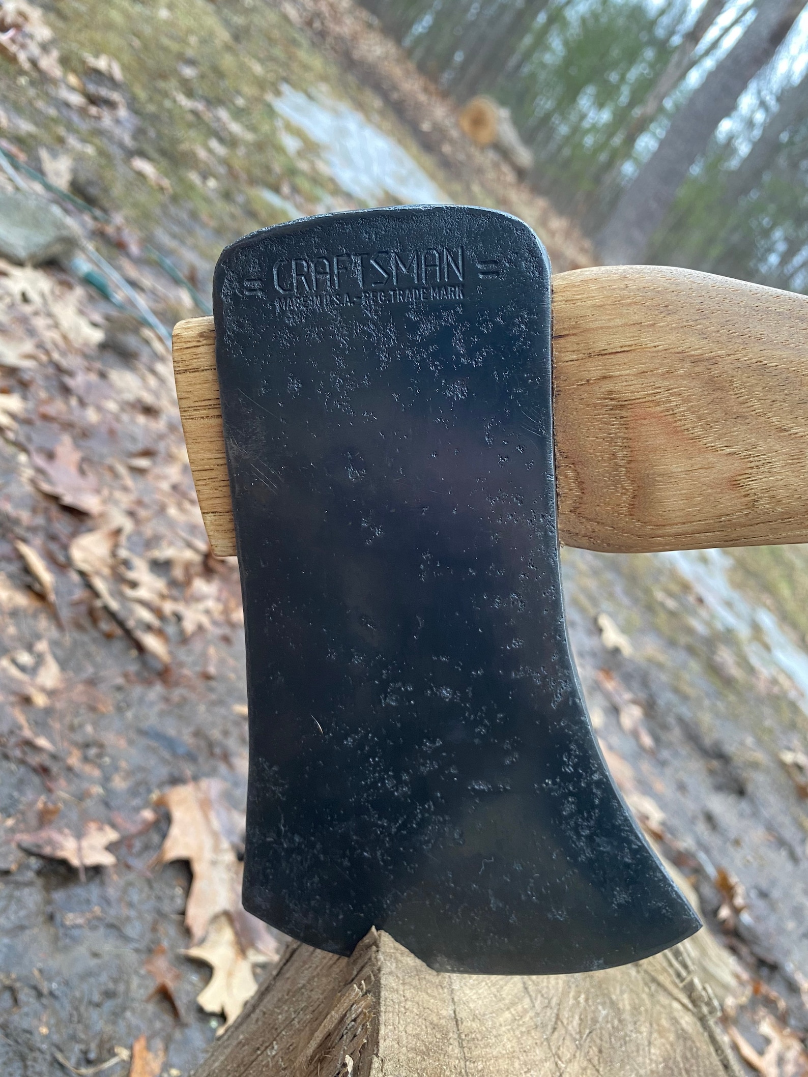 Vintage Craftsman Single Bit Axe on 32 Hickory Handle - Etsy