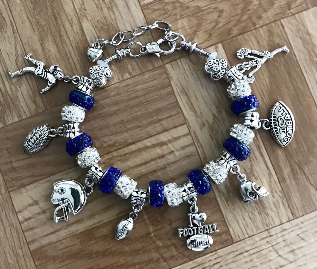 Cowboys Charm Bracelet - Etsy