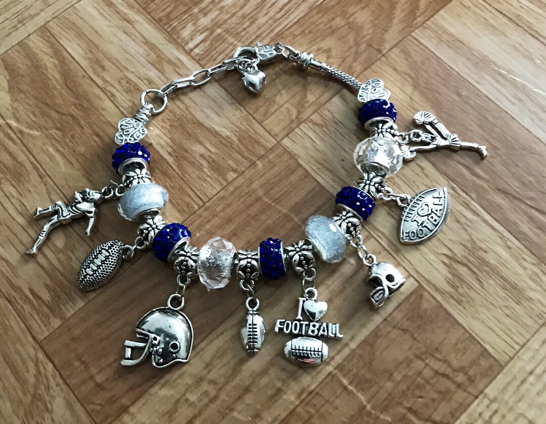 Cowboys Charm Bracelet - Etsy