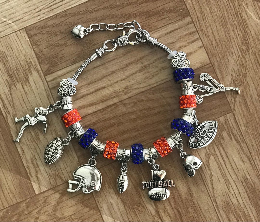 Broncos Charm Bracelet - Etsy
