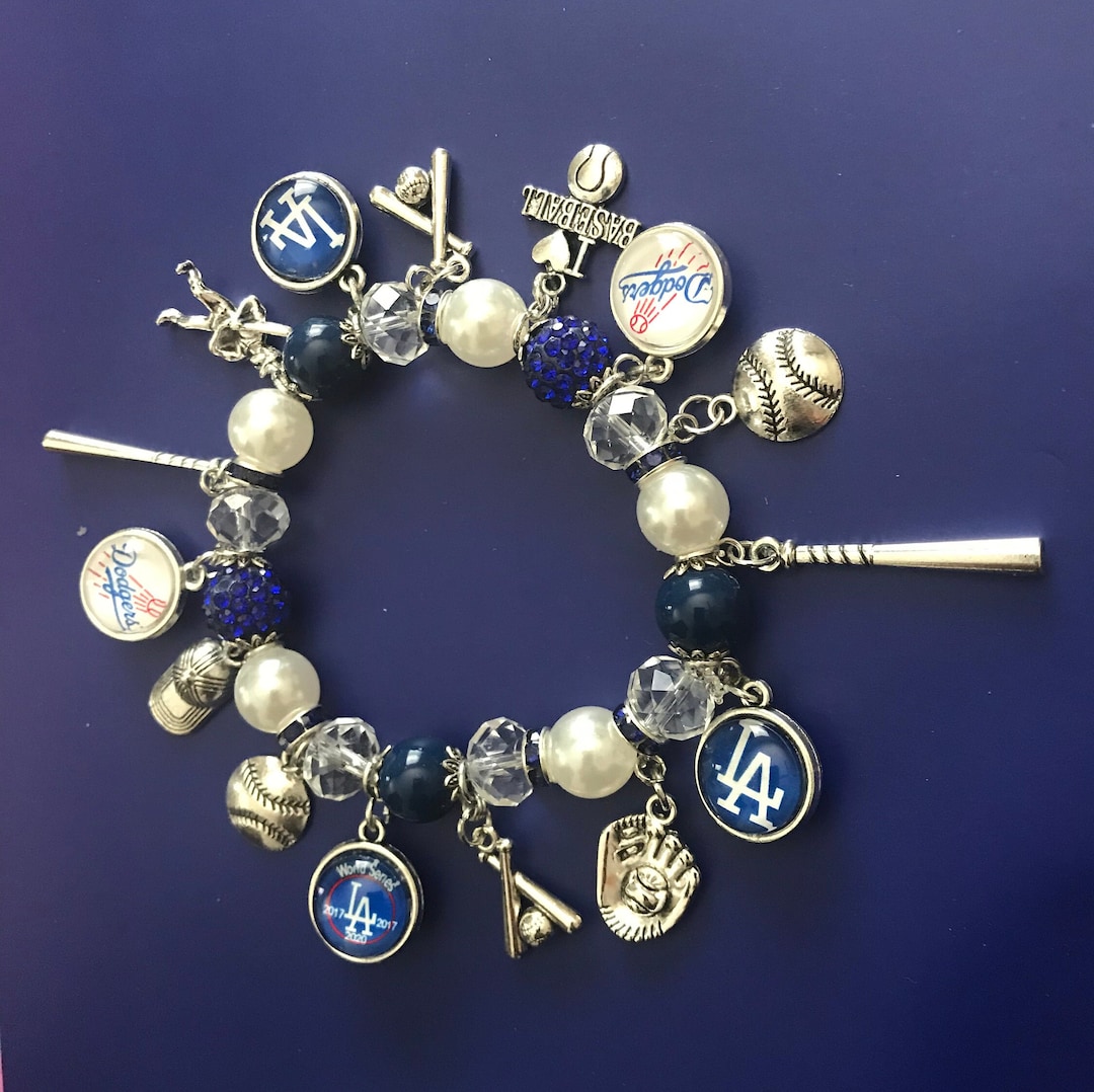 Los Angeles Dodgers Charms Bracelet - Etsy