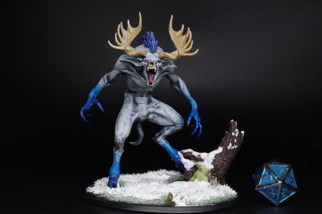 Wendigo Miniature - Hand Painted - Etsy