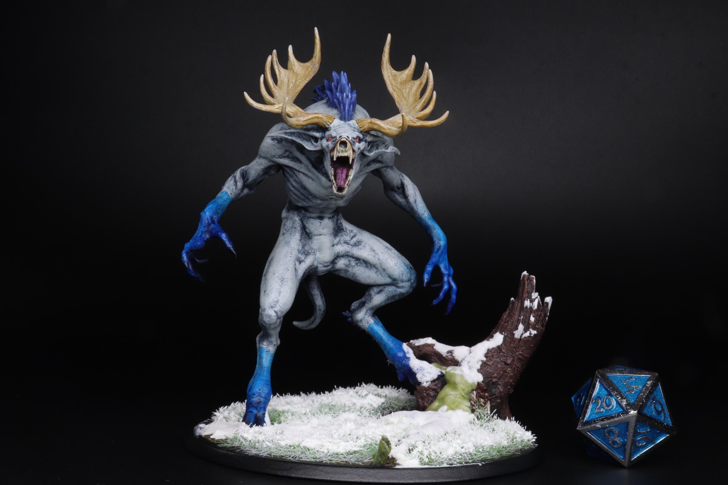 Wendigo Miniature Hand Painted - Etsy