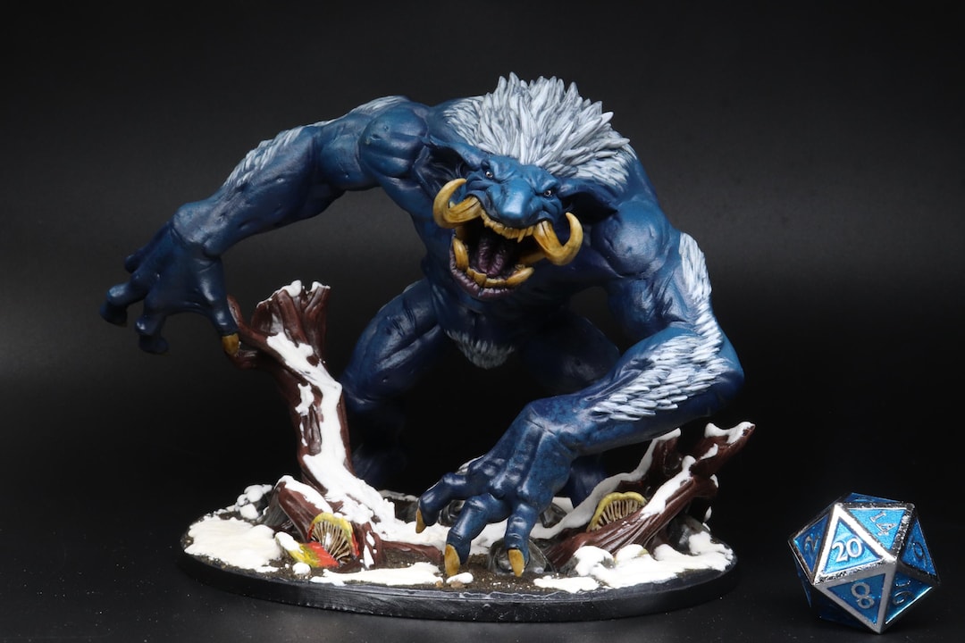 Ice Troll Miniature - Hand Painted - Etsy