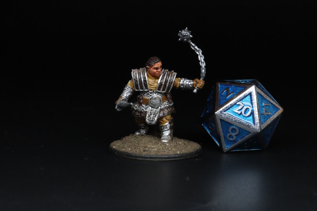Female Dwarf Fighter Miniature Hand Painted - Etsy