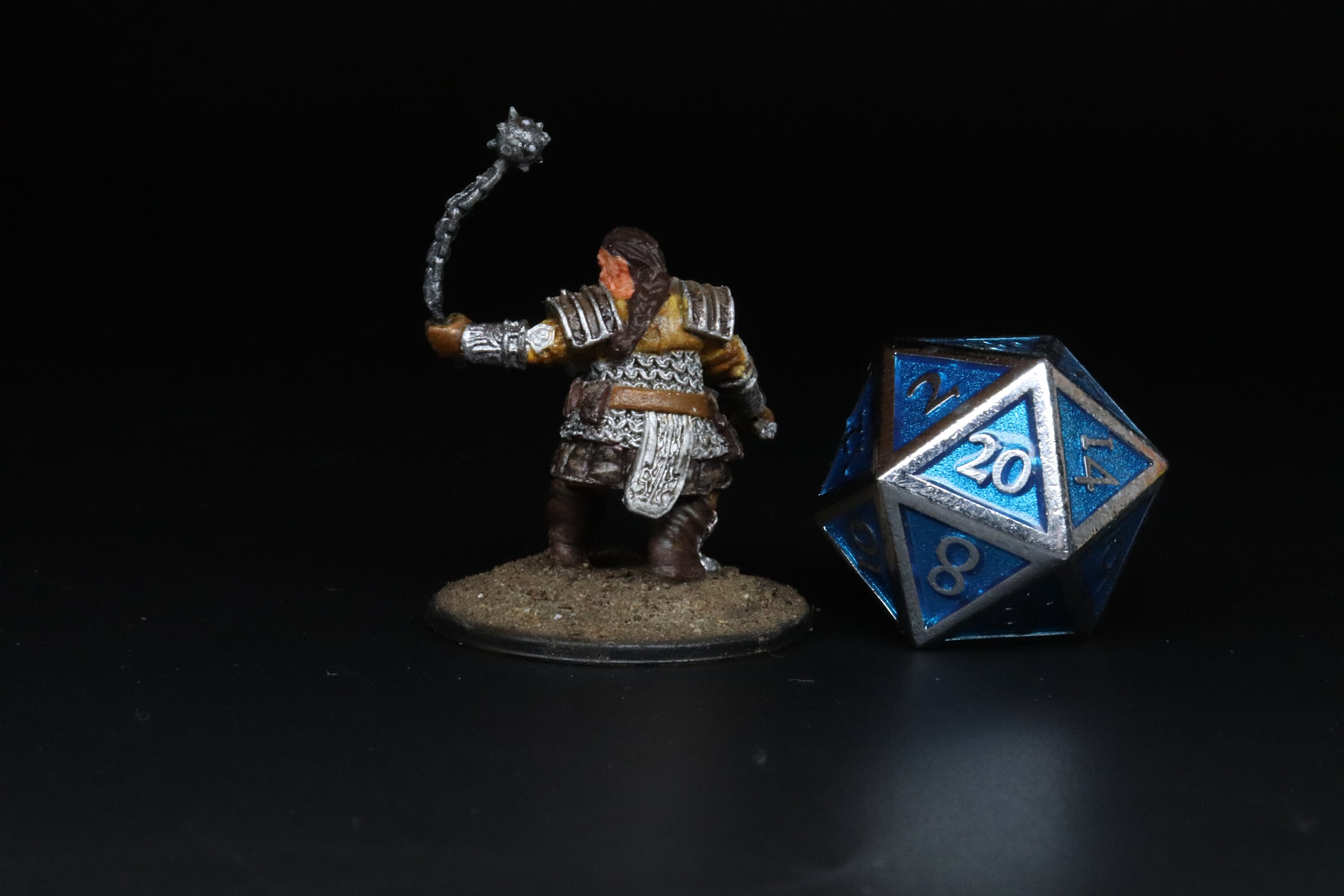Female Dwarf Fighter Miniature Hand Painted - Etsy