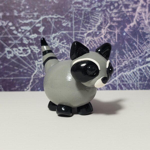 Clay Raccoon - Etsy