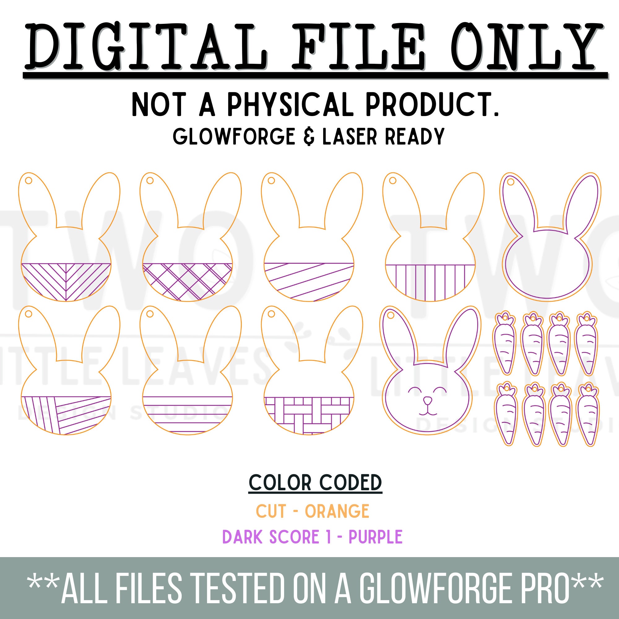 Easter Bunny SVG Easter Tags Svg Easter Basket Tags Laser | Etsy