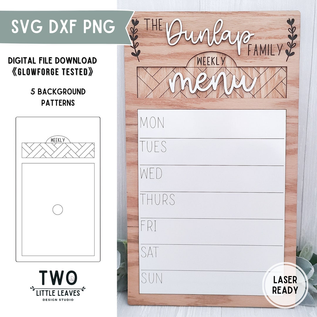 Family Weekly Planner SVG | Business Weekly Planner SVG | to Do List ...