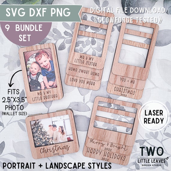 Photo Frame SVG Wallet Size Frame Magnet Frame Svg Photo - Etsy