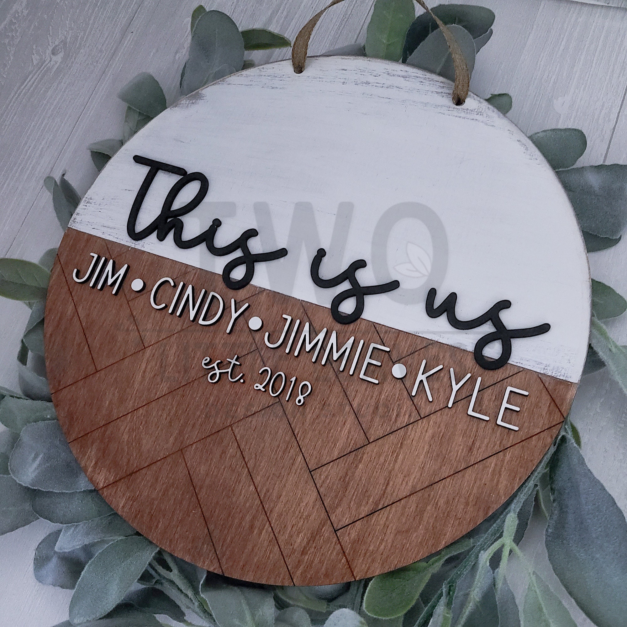 This is Us SVG Personalized Sign SVG Door Hanger SVG - Etsy