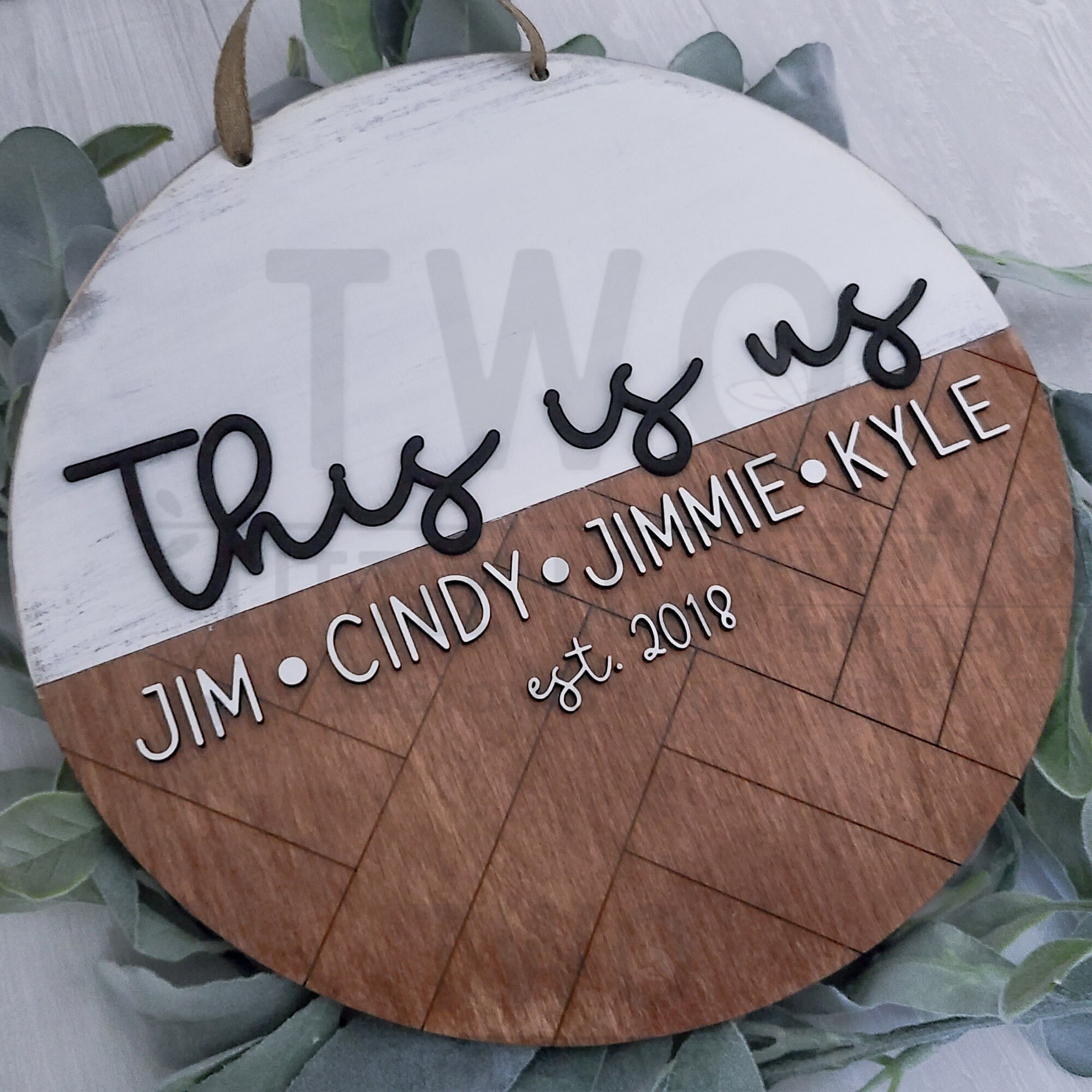 This is Us SVG Personalized Sign SVG Door Hanger SVG - Etsy