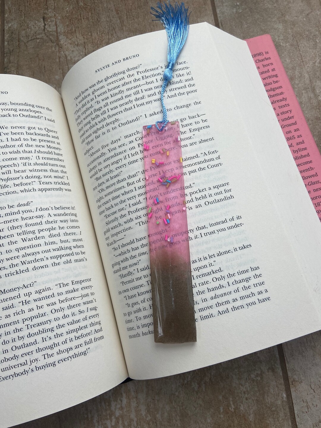 Ice Cream Inspired Resin Bookmark - Etsy