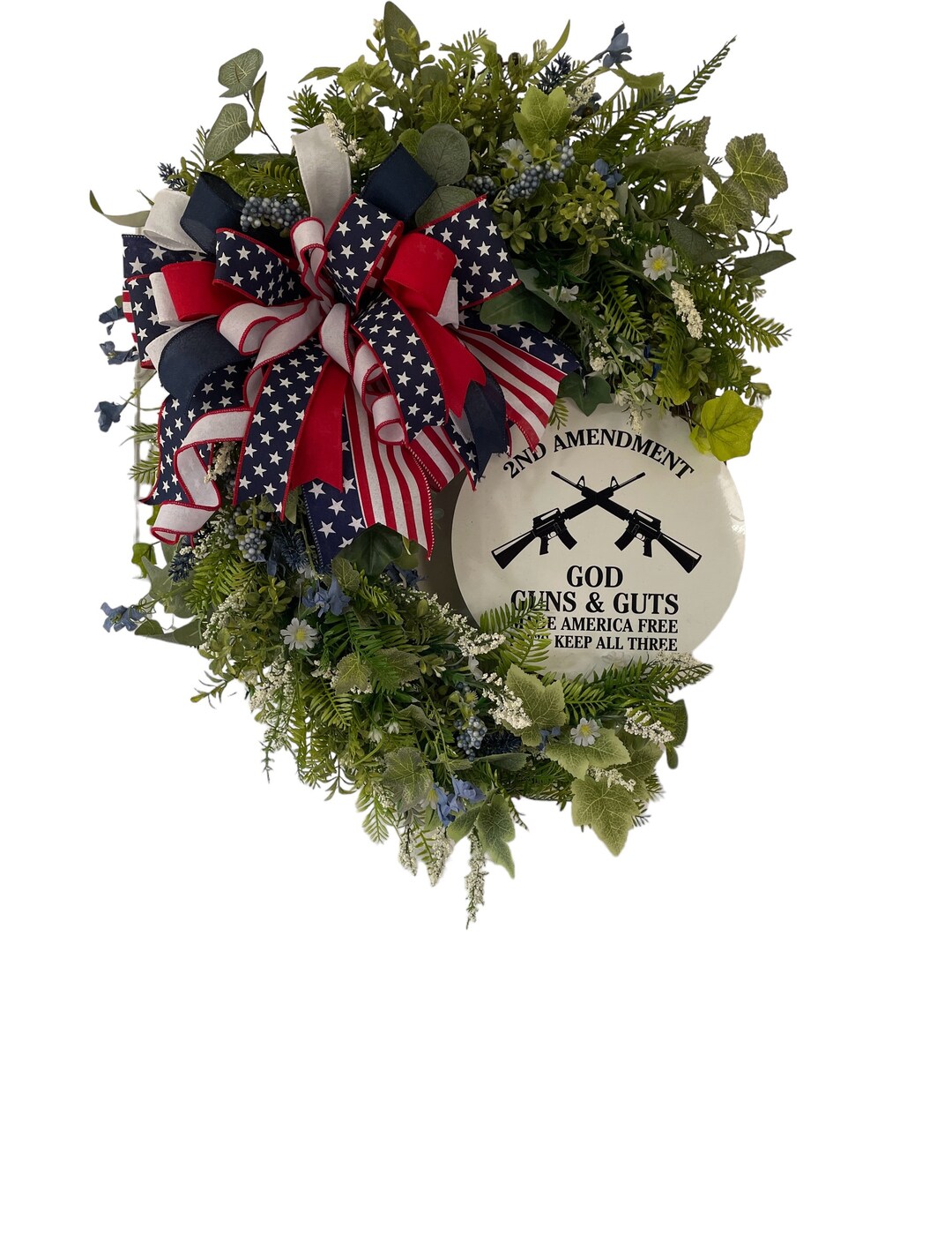 Patriotic 2nd Amendment Gun Rights, God Guns and Guts, Make America ...