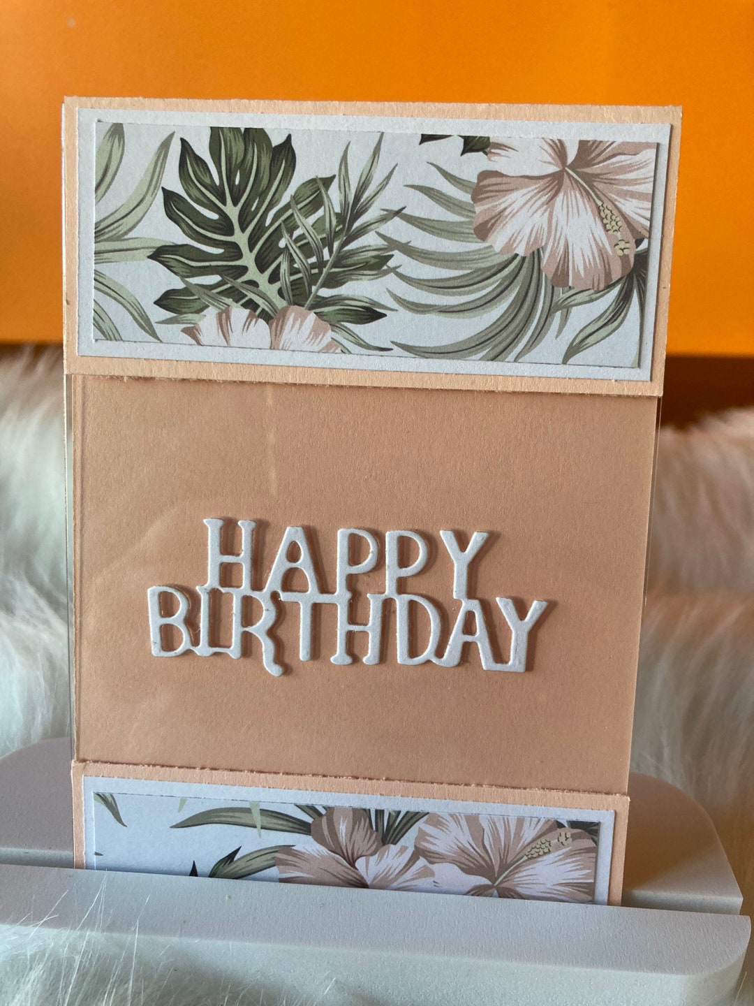 Windowed Birthday Handmade Greeting Card - Etsy