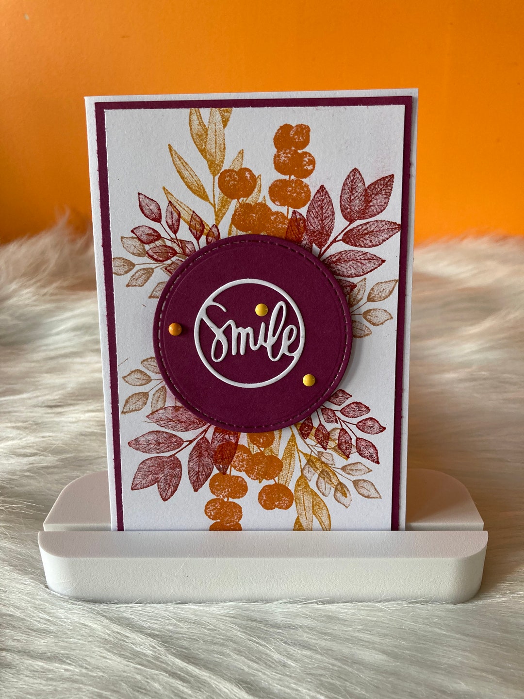 Handmade Smile Greeting Card - Etsy