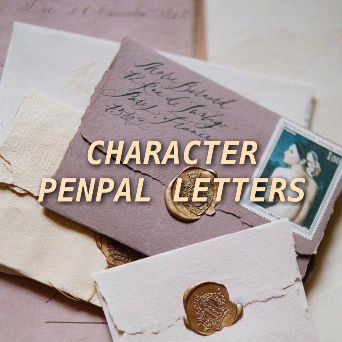 Character Penpal Letters - Etsy