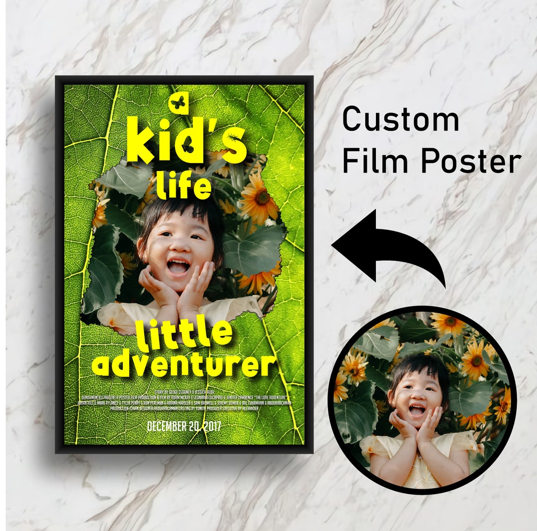 Custom Film Poster, Personalized Film Poster, Movie Poster, Wedding ...