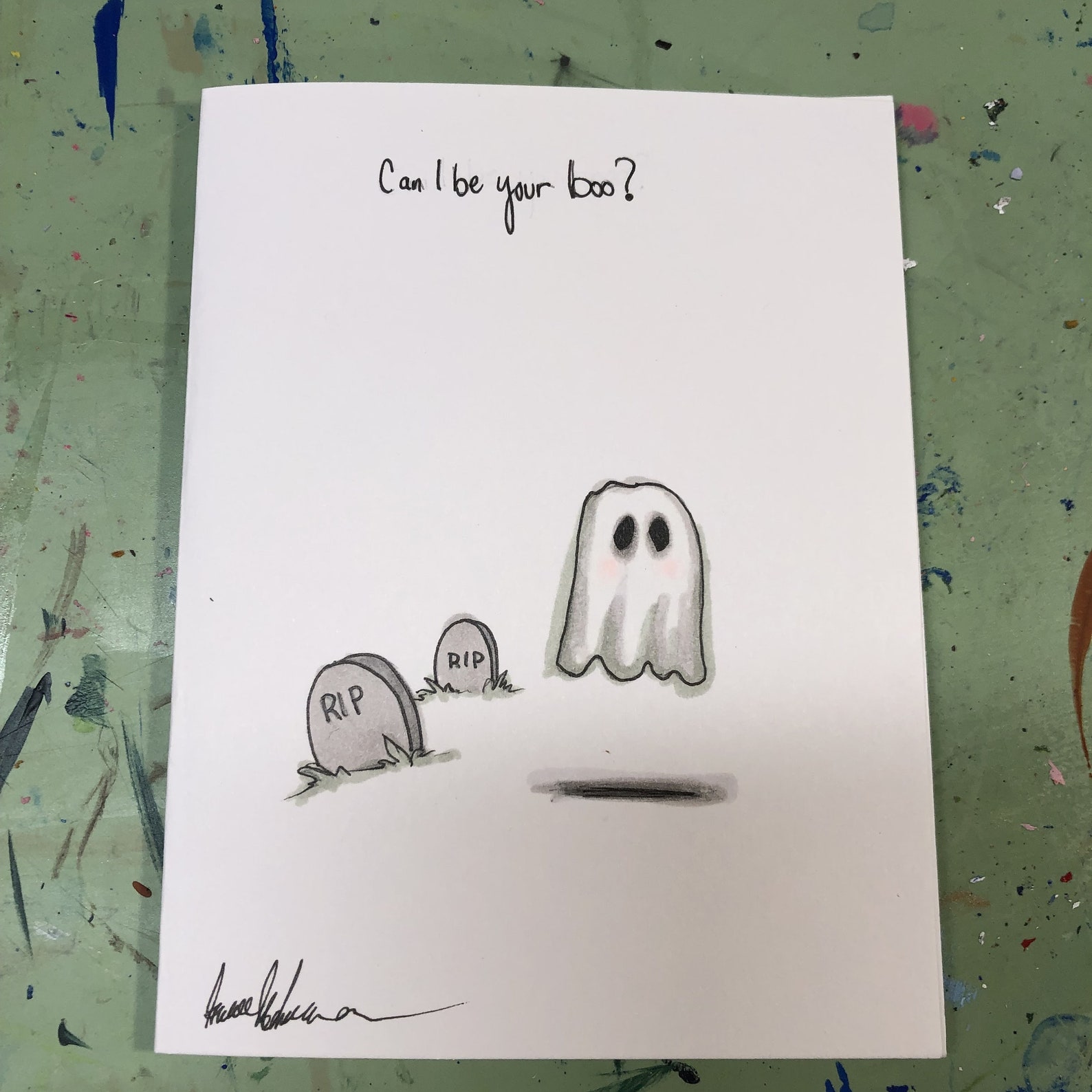 Boo Card - Etsy