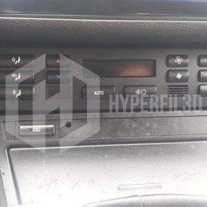 BMW E46 AC Relocation Bracket | Console Frame | Support for 2-DIN Radio ...
