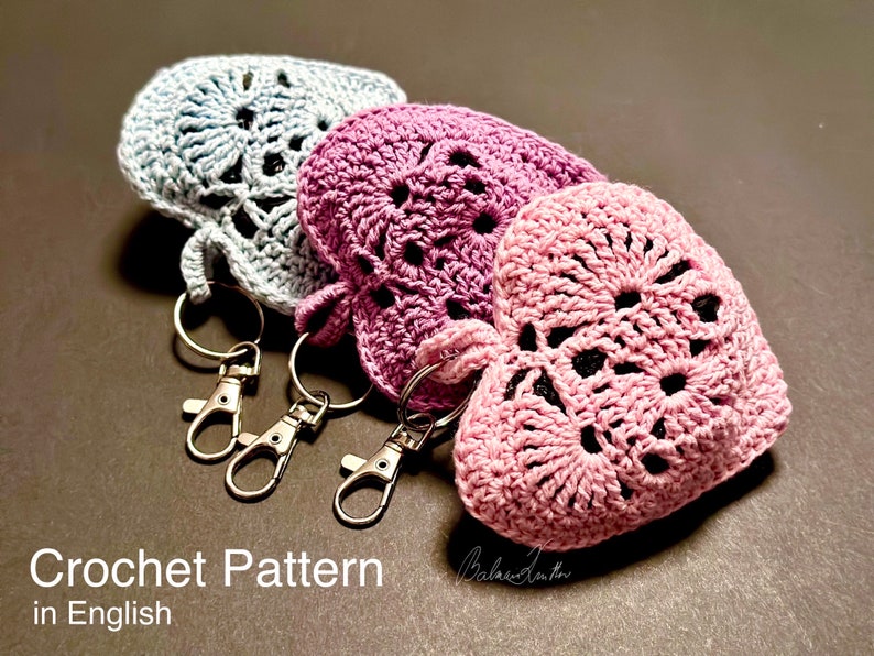 Love-heart Doggy Poo Bag Holder PDF Crochet Pattern (instant Download ...