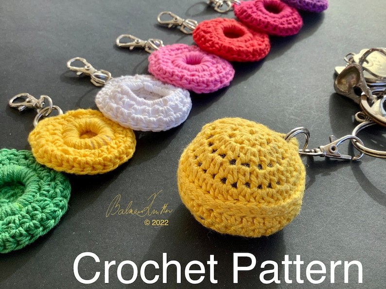 Mini Keychain Doggy Poo Bag Holder PDF Crochet Pattern (instant ...