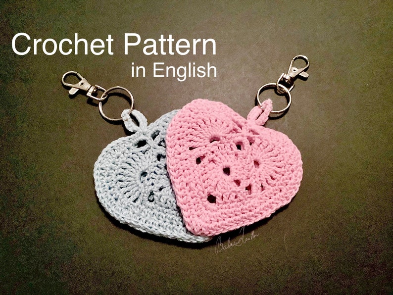 Love-heart Doggy Poo Bag Holder PDF Crochet Pattern - Etsy