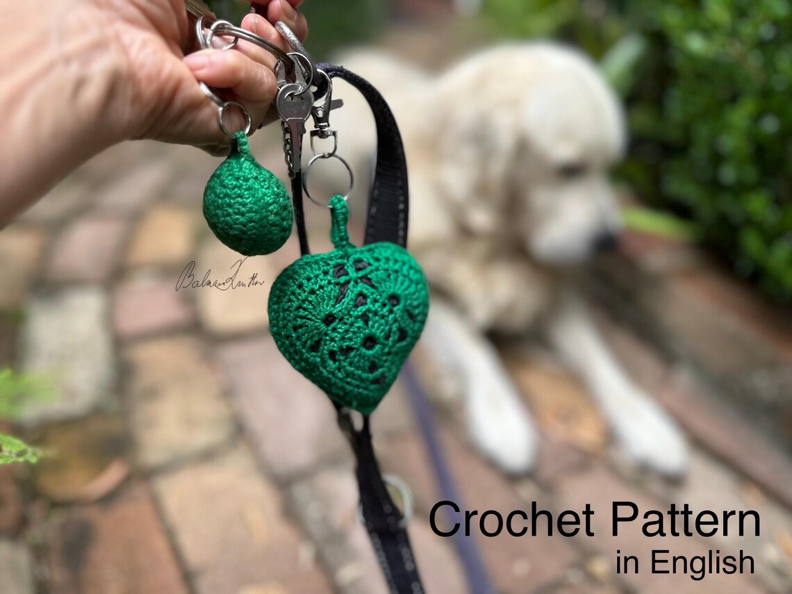 Love-heart Doggy Poo Bag Holder PDF Crochet Pattern (instant Download ...