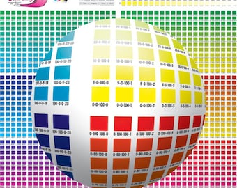 Printable Color Chart With Hex Values - Etsy