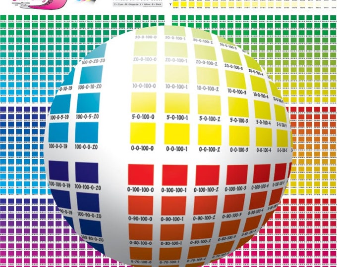 1137 CMYK Color Table for Sublimation or White Toner Printers - Etsy 1137 CMYK Color Table for Sublimation or White Toner Printers - Etsy