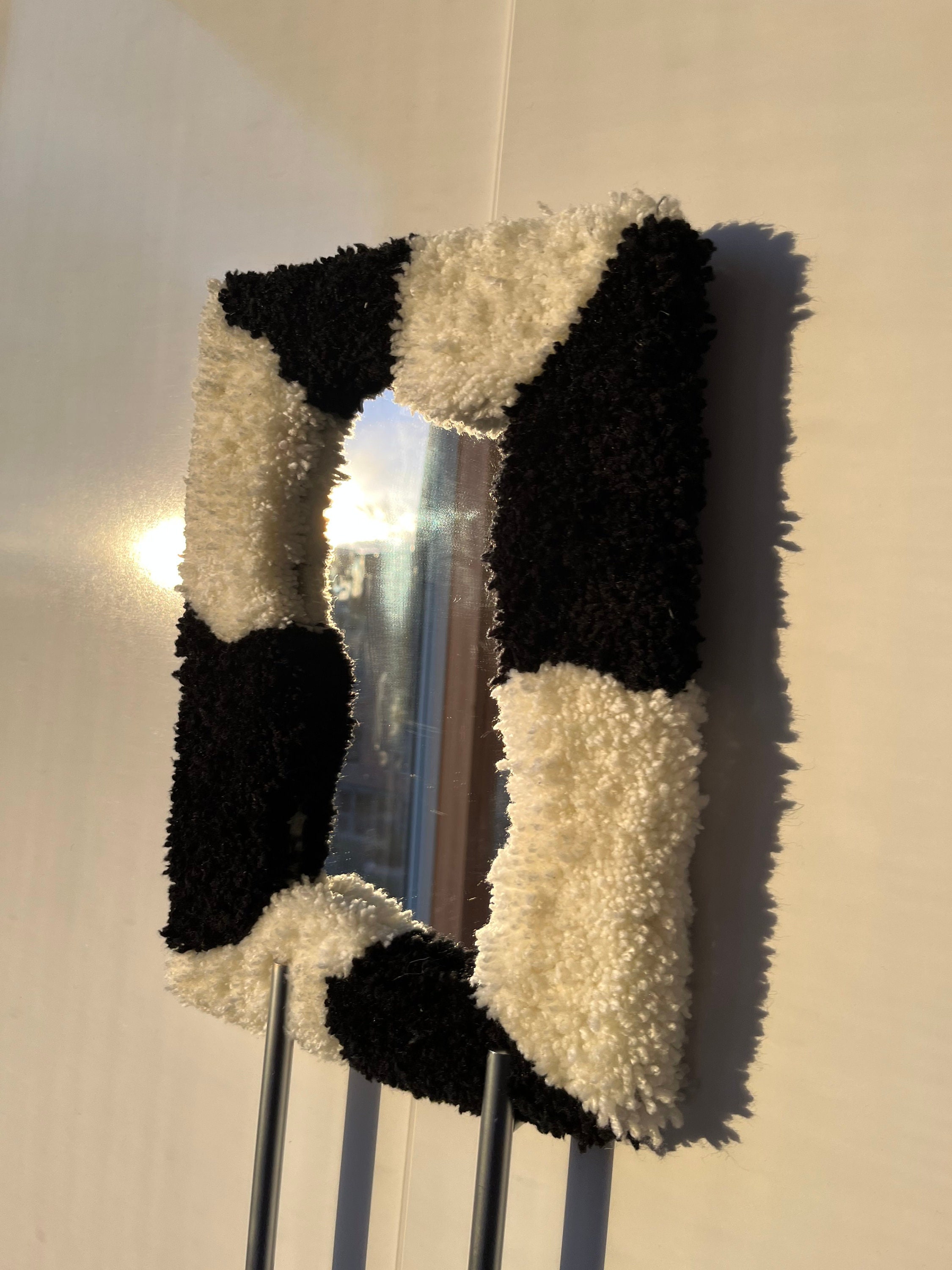 Custom Fuzzy Mirror Any Colour - Etsy
