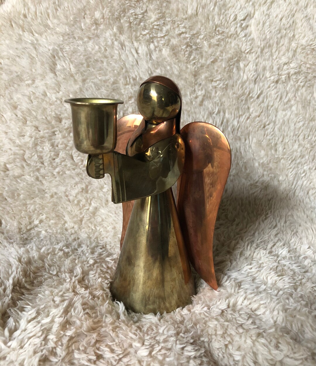Metal Brass and Copper Angel Figurine Ornament Statue - Etsy