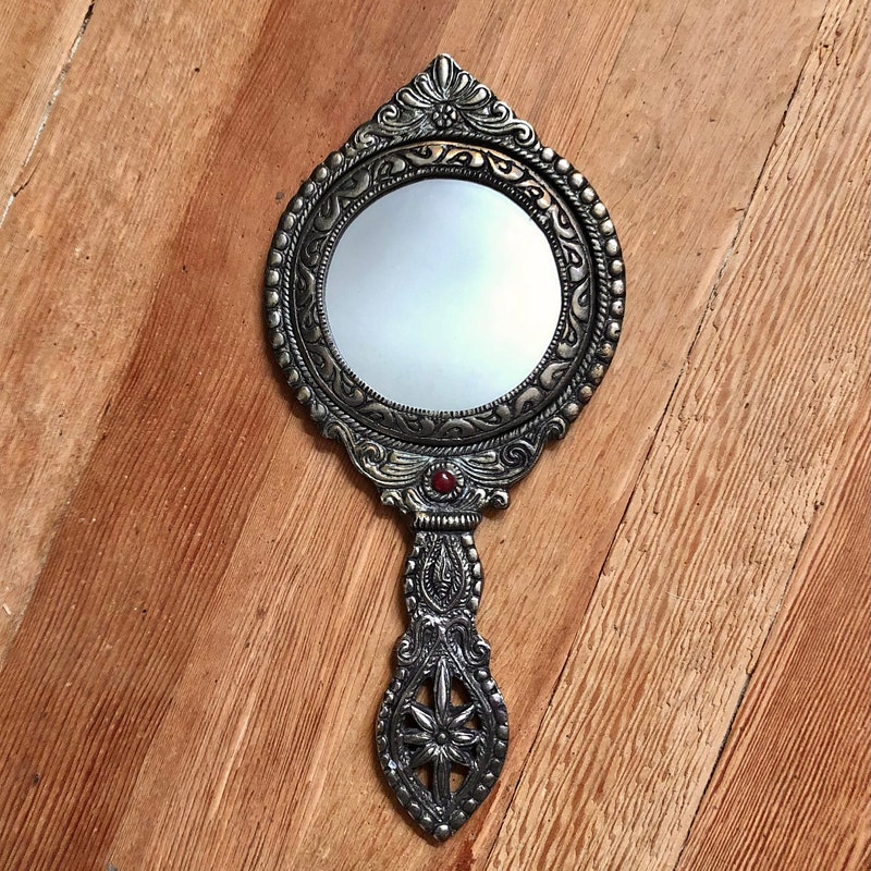 Hand Held Mirror - Etsy
