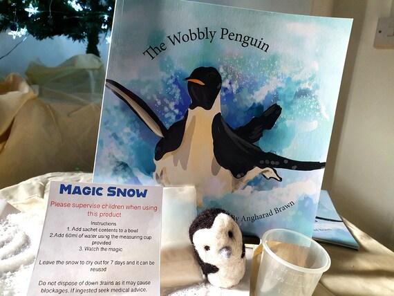 The Wobbly Penguin Story Box | Etsy