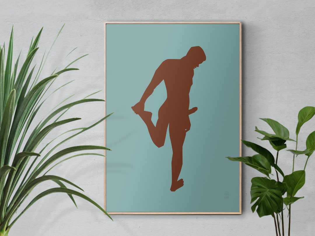 Homoerotic Wall Art, Sexy Male Poster, LGBTQ Print, Minimal ...