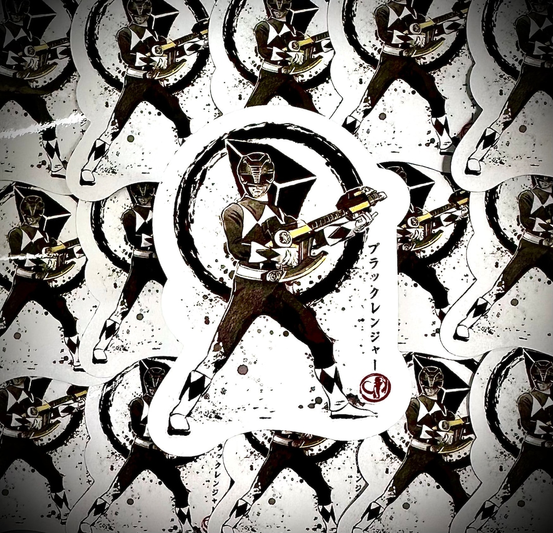 Black Power Ranger Mastodon Sticker - Etsy