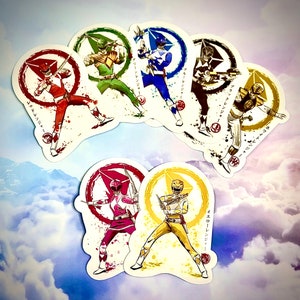 Green Power Ranger Dragonzord Sticker - Etsy