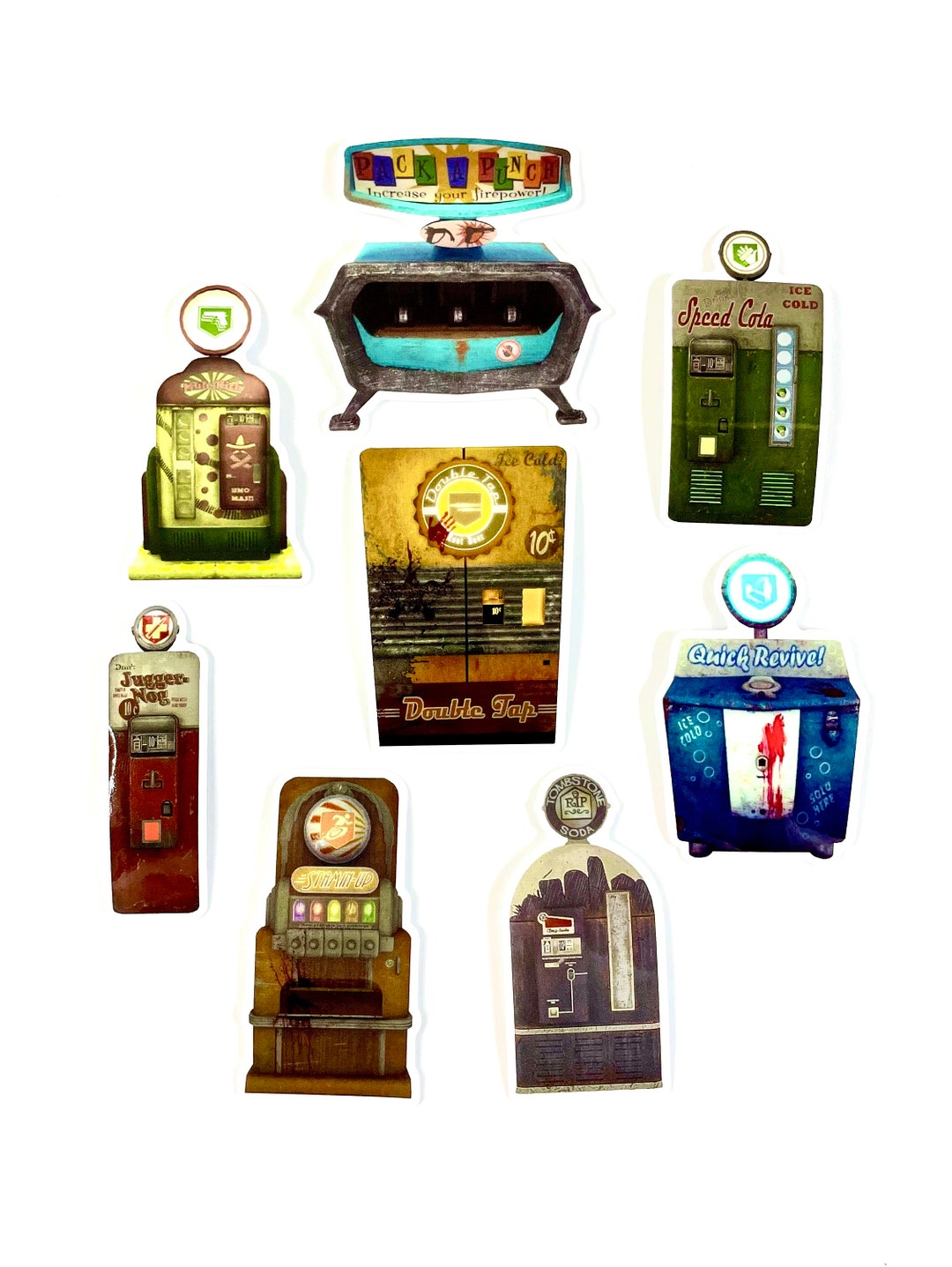 COD Zombies Perk Stickers 3 - Etsy