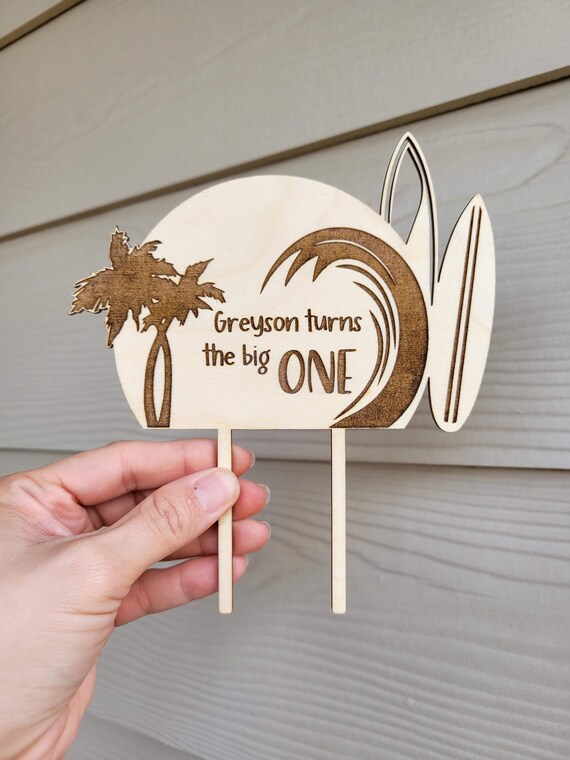 Custom Wood Cake Topper Birthday Cake Topper Personalized | Etsy