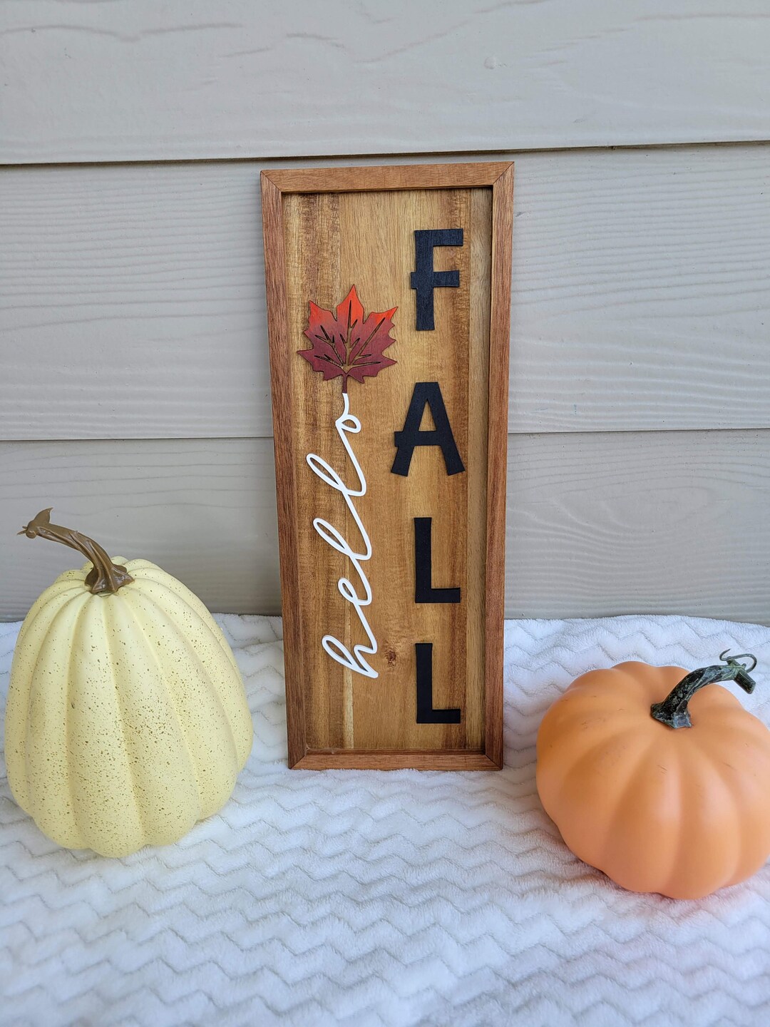 Hello Fall Wood Sign, Fall Sign, Fall Decor, Home Decor, Farmhouse Sign ...