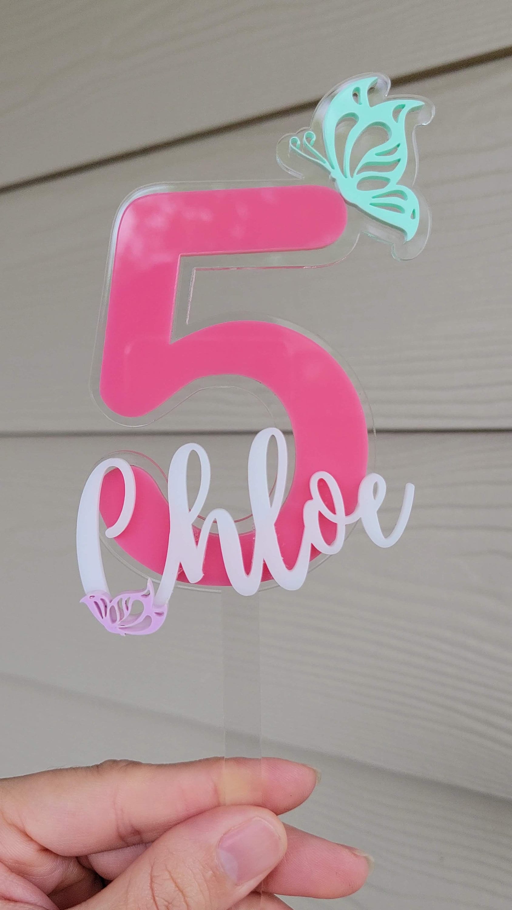 Custom Acrylic Cake Topper Birthday Cake Topper Party Decor - Etsy