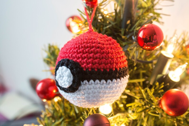 Pokeball Crochet Pattern Poké Ball Cat Toy or Christmas Ornament ...