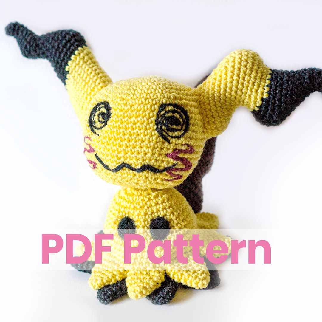 Mimikyu Crochet Pattern - Amigurumi Pokemon - Digital Pdf Pattern - Etsy