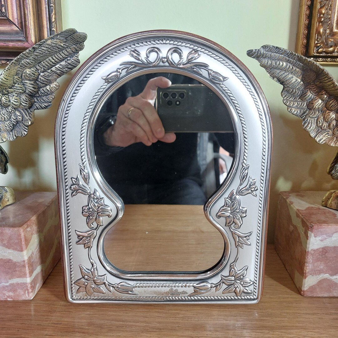 SALVUCCI ARGENTI - Mirror / Photo Frame in Solid 925 Silver From the ...