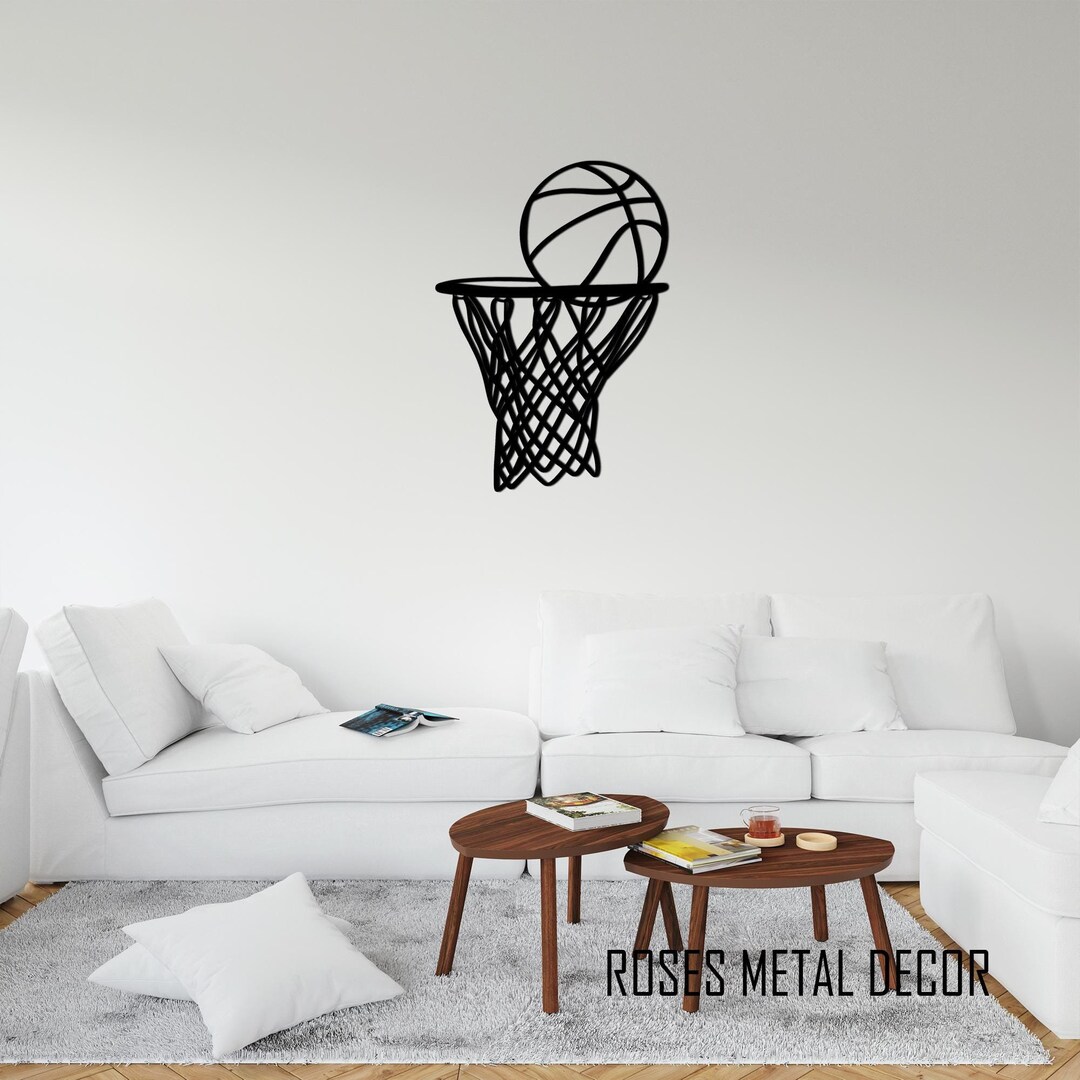 Basketball Decoration, Basketball Hoop Decor, Basketball Wall Decor ...