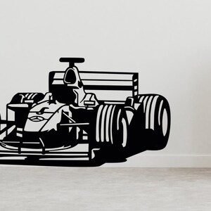 Metal F1 Car Wall Decor, Metal F1 Garage Decor, Large Metal Wall Art ...