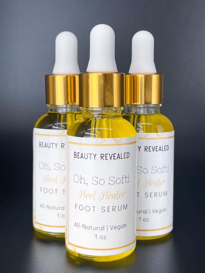 All Natural, Plant Based Foot Moisturize Oil Softens Dry Cracked Feet ...