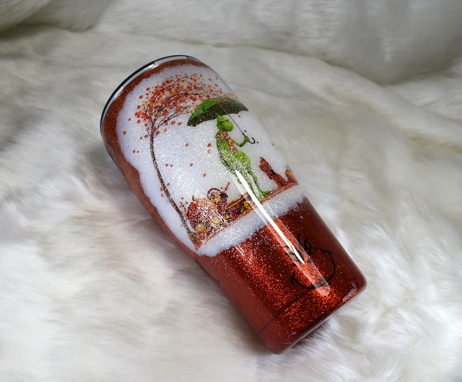 Fall Grinch 30oz Modern Curve. - Etsy